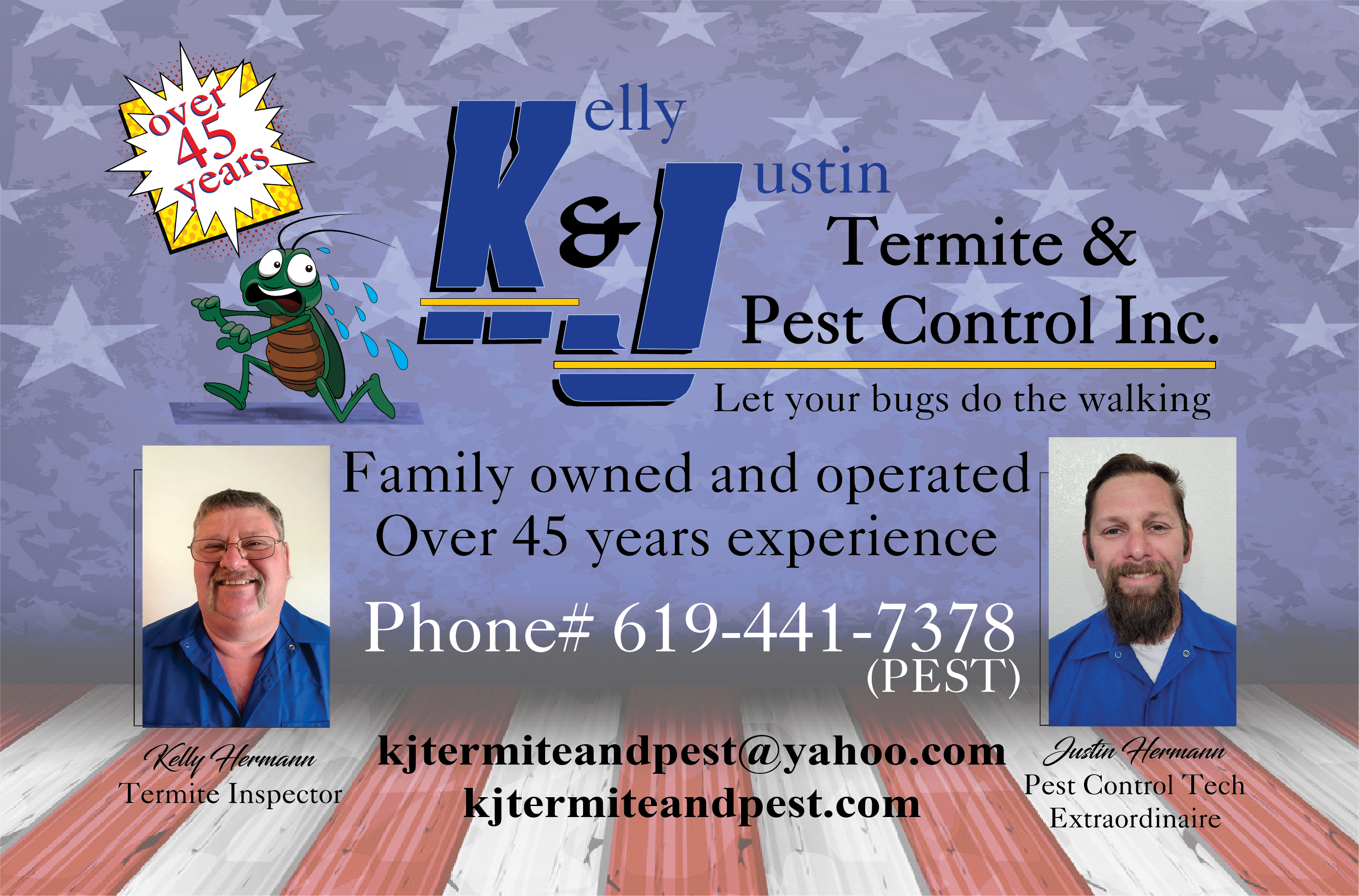 Kelly Justin Termite Pest Control Inc Welcome